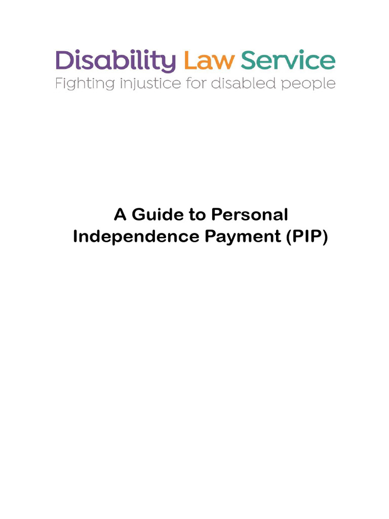 How To Claim PIP 1 | PDF | Social Programs | Humanitarian Aid