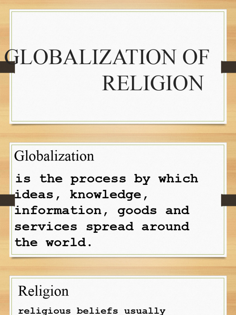 Globalization of Religion | PDF