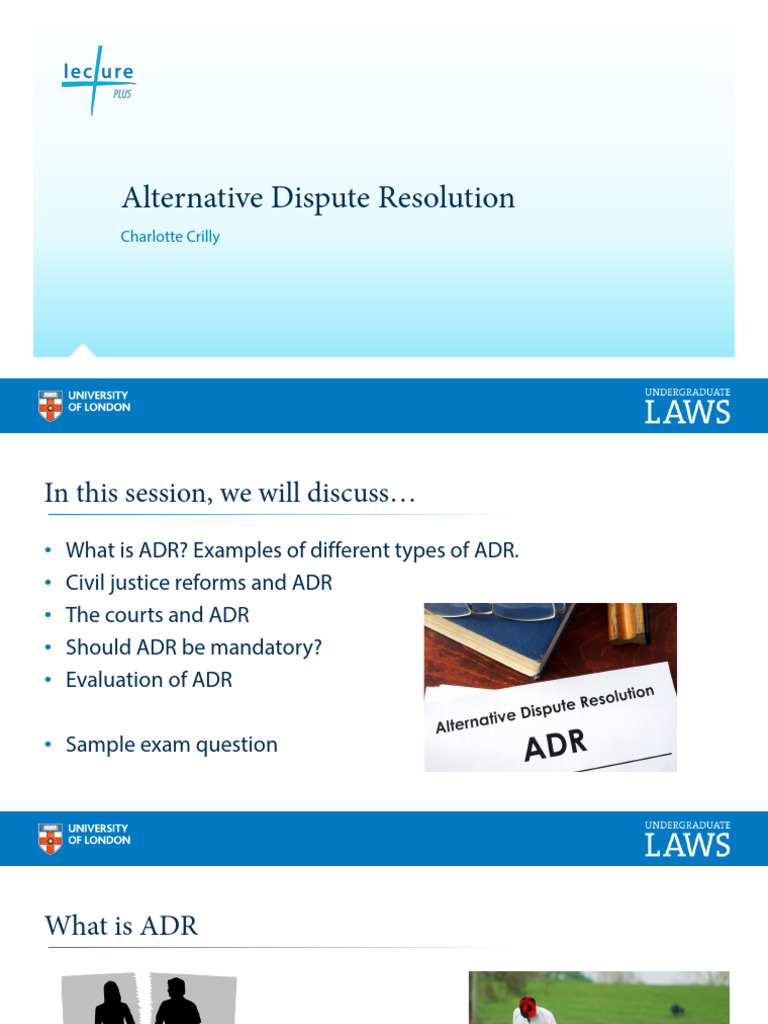Lsm Lecture Plus 2020 Slides Pdf Alternative Dispute Resolution Mediation