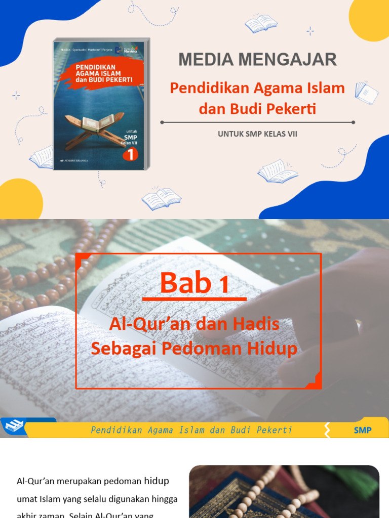 BAB 1 - Al-Qur - An Dan Hadis Sebagai Pedoman Hidup | PDF | Filsafat ...