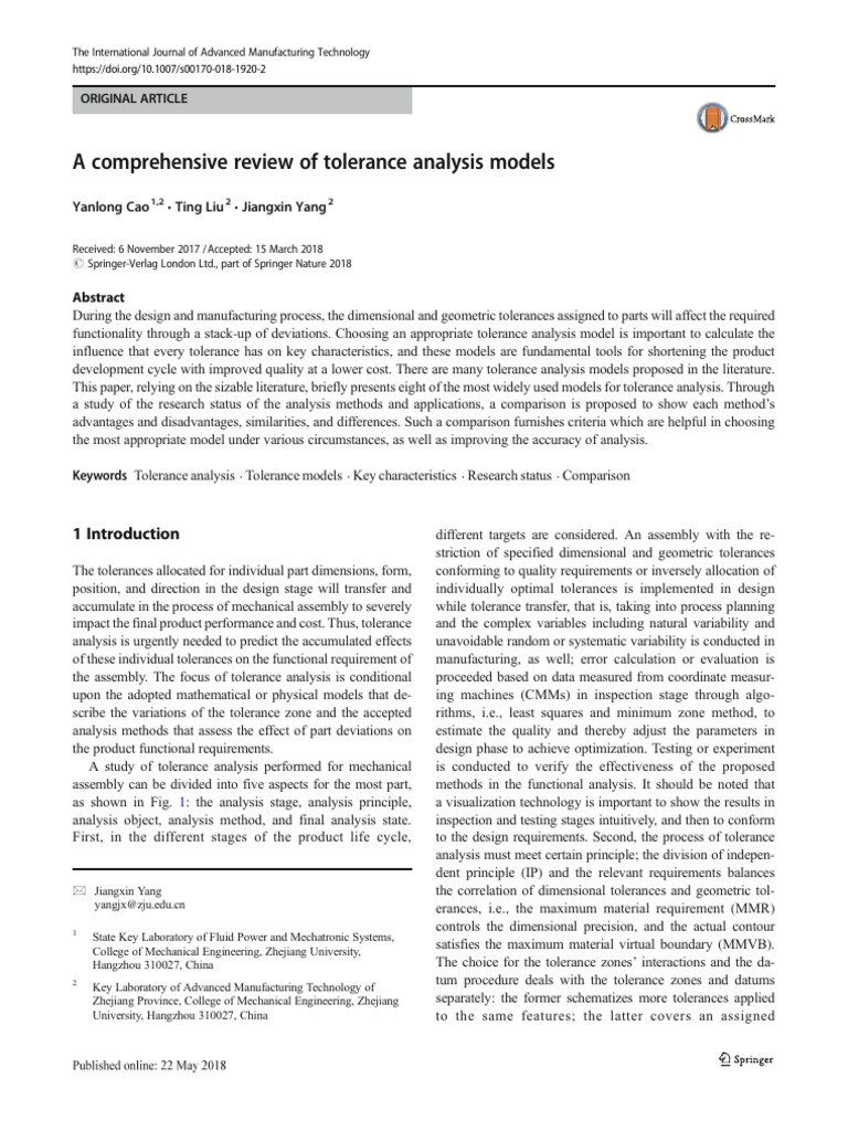 Cao 2018 | PDF | Matrix (Mathematics) | Kinematics