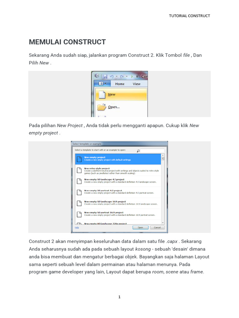 Tutorial Construct | PDF