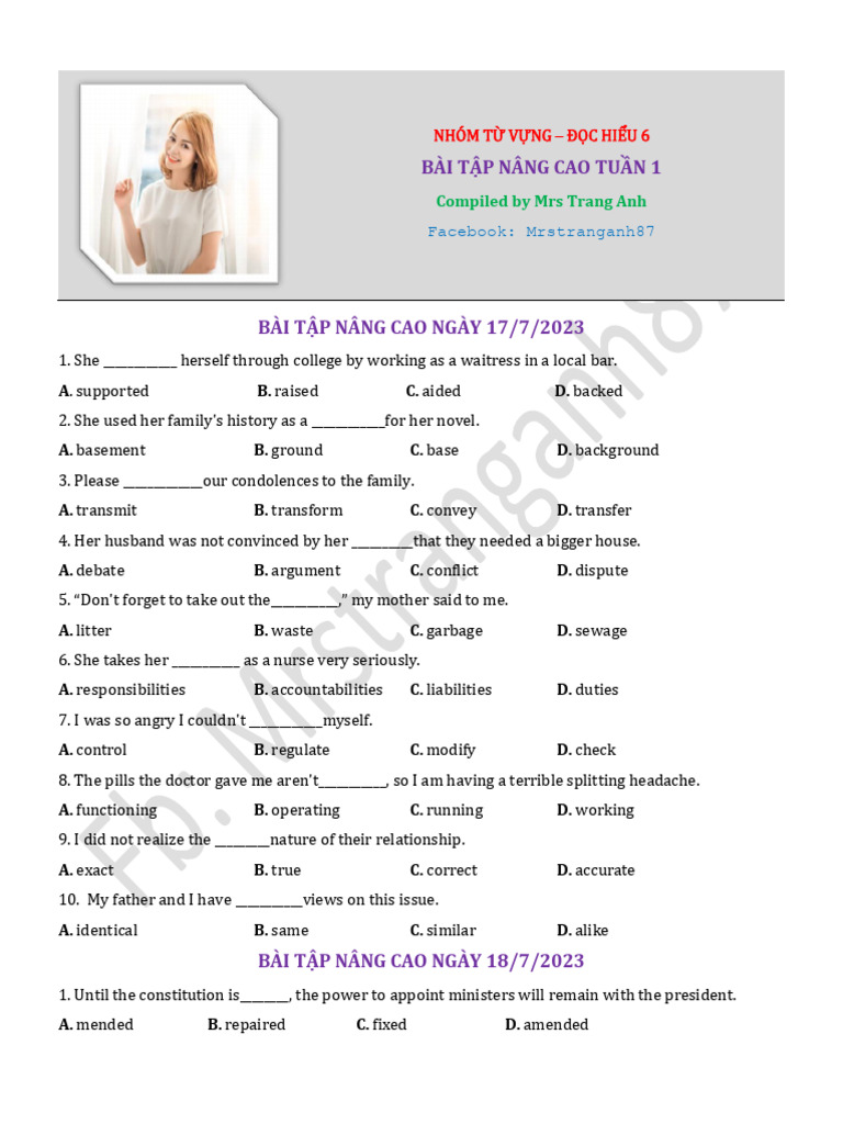 (DH6) Bai Tap Nang Cao Tuan 1 10208621 7102023100923PM | PDF