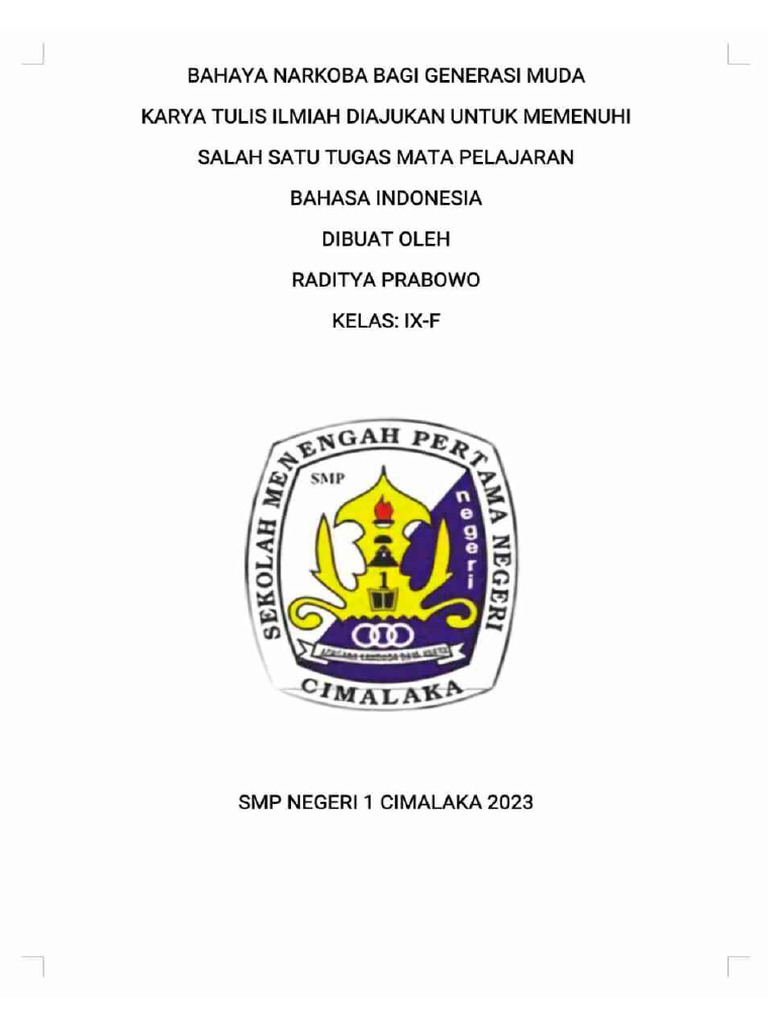 Contoh Makalah Smp Pdf 