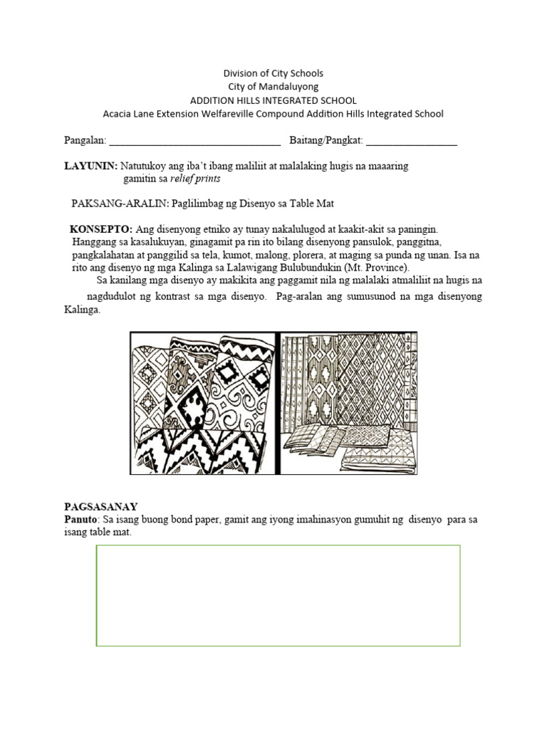 ARTS 3rd and 4th | PDF