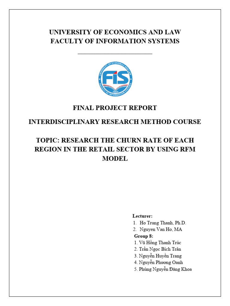 Final Project Template V2 1 | PDF | Market Segmentation | Retail