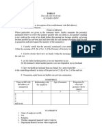 Form F Nomination-Gratuity | PDF