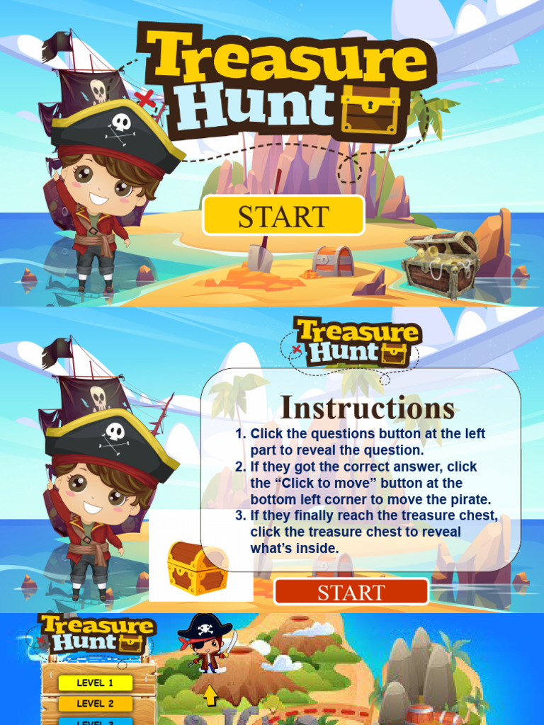 Treasure Hunting Powerpoint Template | PDF