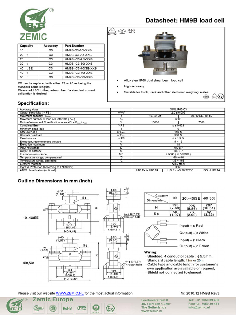 Datasheet HM9B | PDF | Electrical Engineering | Electronics