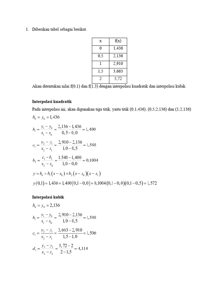 Metode Numerik | PDF
