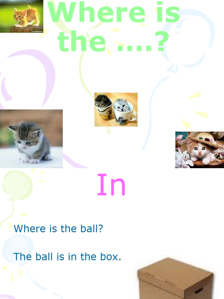 Prepositions PPT Video Movie Activities 20554 | PDF