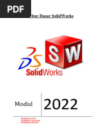 Solidwork-Tutorial Part, Assembly, & Drawing | PDF | Komputer