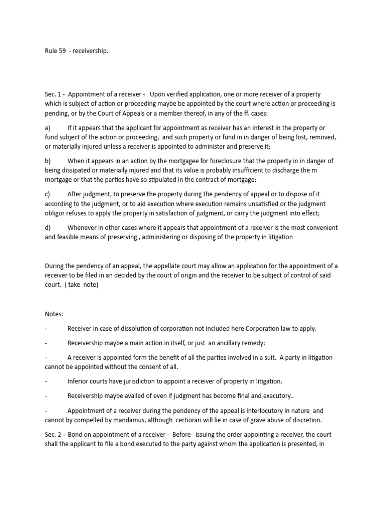 Rule 59 | PDF | Mortgage Law | Bankruptcy