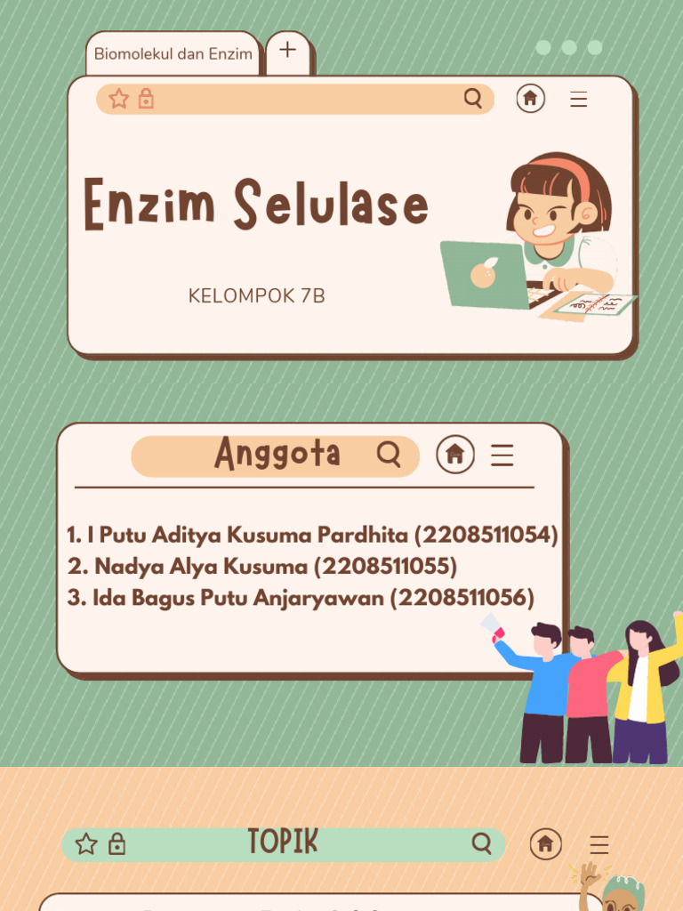 Enzim Selulase - Kelompok 7B | PDF | Memasak, Makanan, & Anggur ...