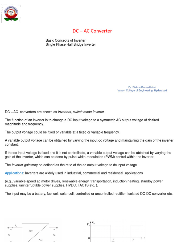 DC - AC Converter - A | PDF | Power Inverter | Electric Power
