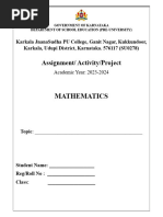Assignment Certificate | PDF