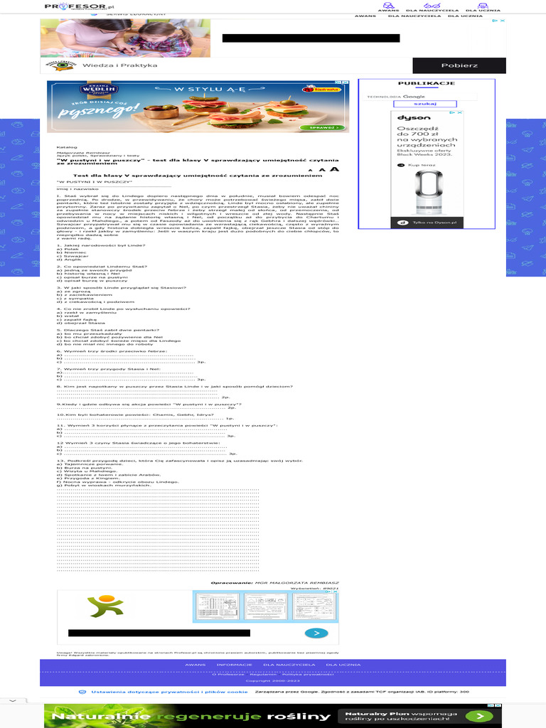Profesor - PL - Publikacje Nauczycieli, Awans Zawodowy, Scenariusze ...