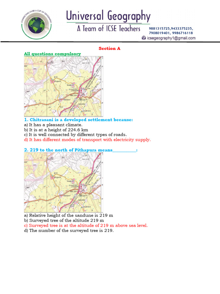 07 Practise Paper | PDF | Irrigation | South India