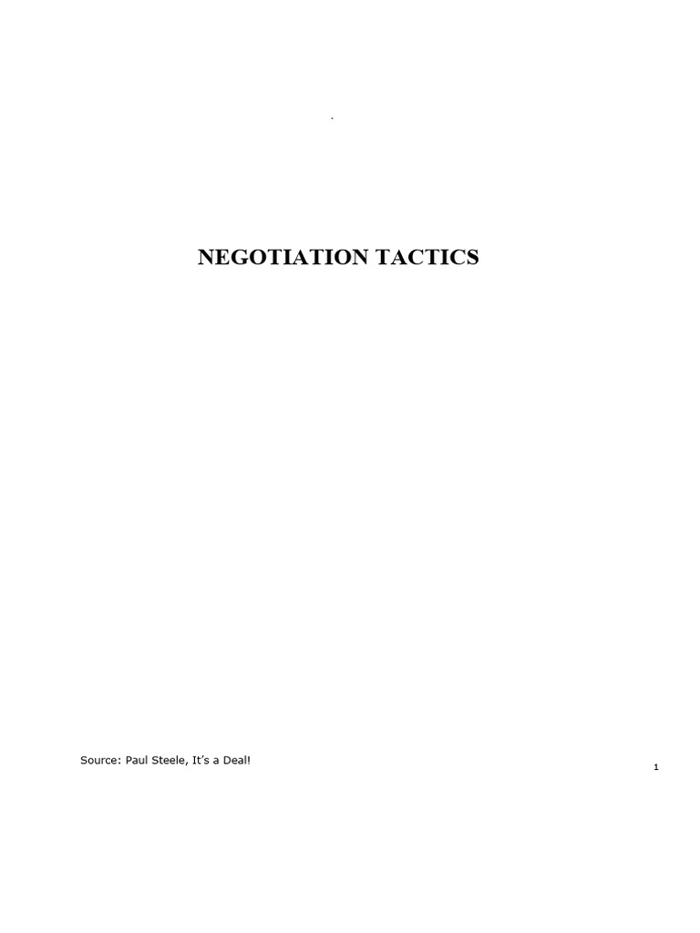 Nego 3 | PDF | Negotiation | Prices