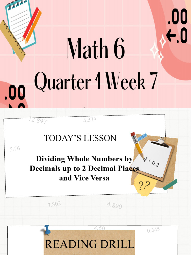 Cot Math | Download Free PDF | Division (Mathematics) | Elementary Mathematics