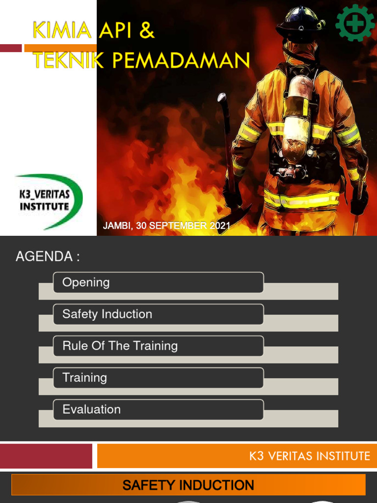 Pelatihan K3: Kimia Api & Pemadaman | PDF