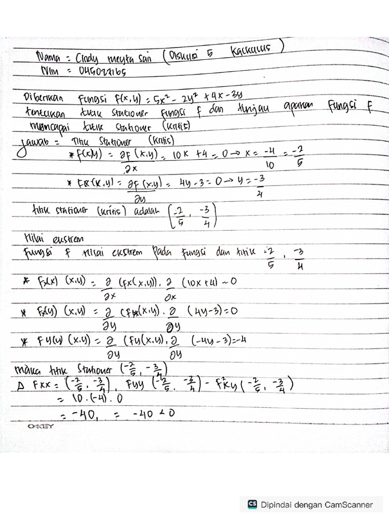 Diskusi 5 Kalkulus | PDF
