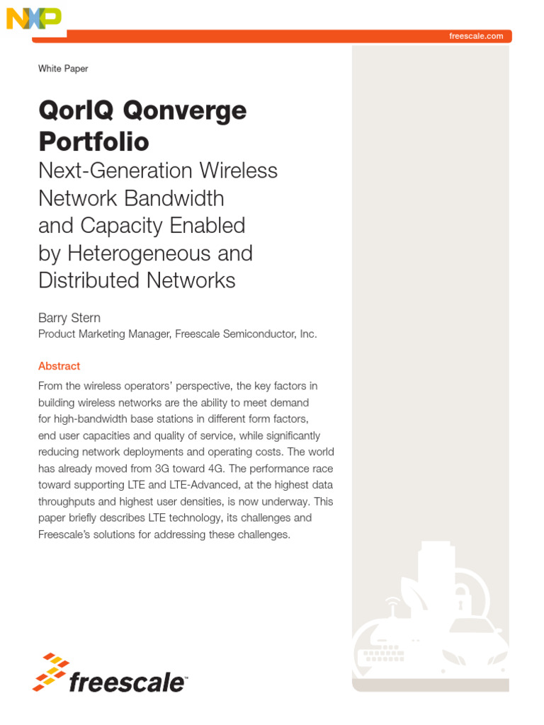 QORIQQONVERGEWP | Download Free PDF | Cellular Network | Computer Network