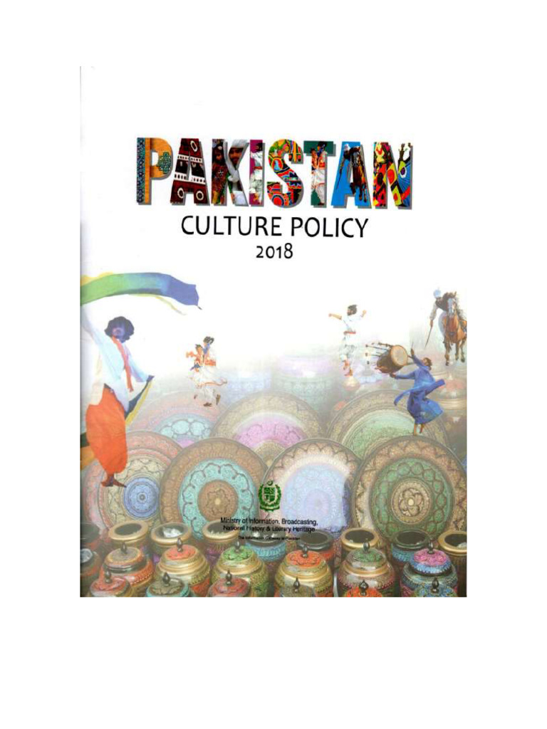Pakistan Culture Policy 2018 | PDF