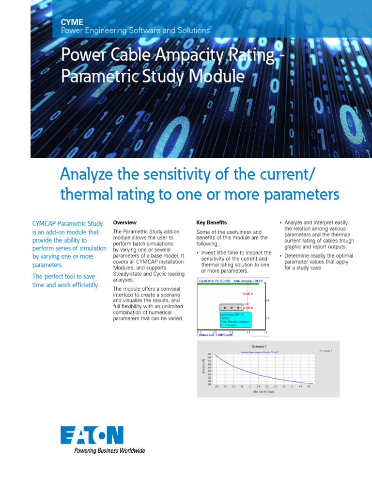 Br917076en Cymcap Parametric Studies | PDF | Simulation | Electrical ...