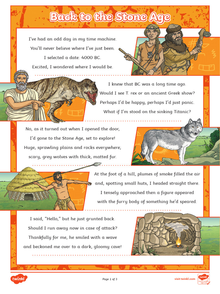 T e 2550949 Lks2 Back To The Stone Age Poetry Differentiated Reading ...