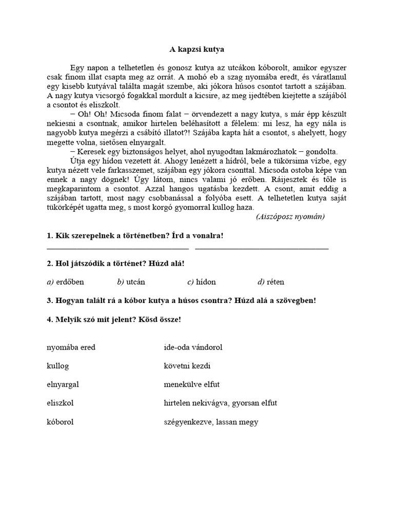 A Kapzsi Kutya | PDF