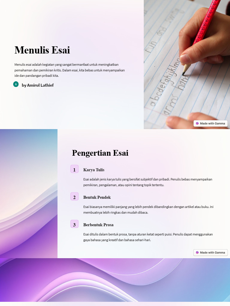 Menulis Esai | PDF | Karier & Perkembangan | Filsafat