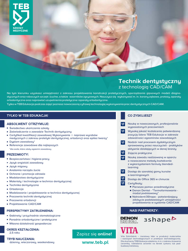 Karta Kierunku 2022 Technik Dentystyczny | PDF