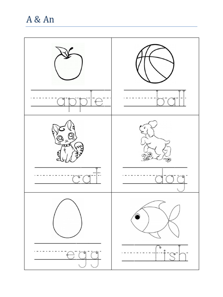 Apple Ball Cat Dog Egg Fish | PDF