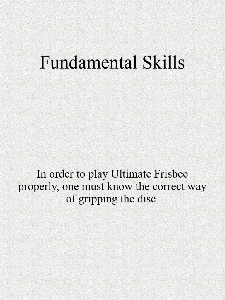 Ultimate Frisbee | PDF | Hand | Athletic Sports