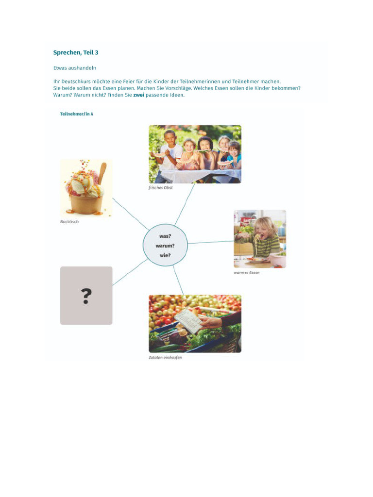 Sprechen A2 Teil 3 | PDF