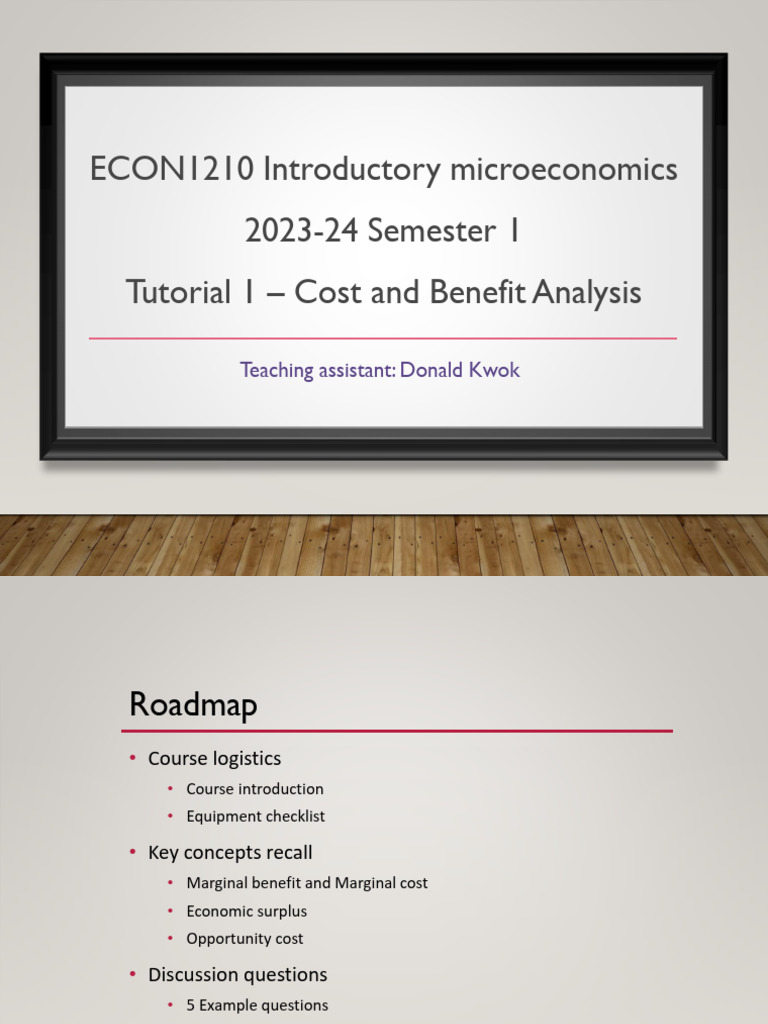 Intro Microeconomics Tutorial Guide | PDF