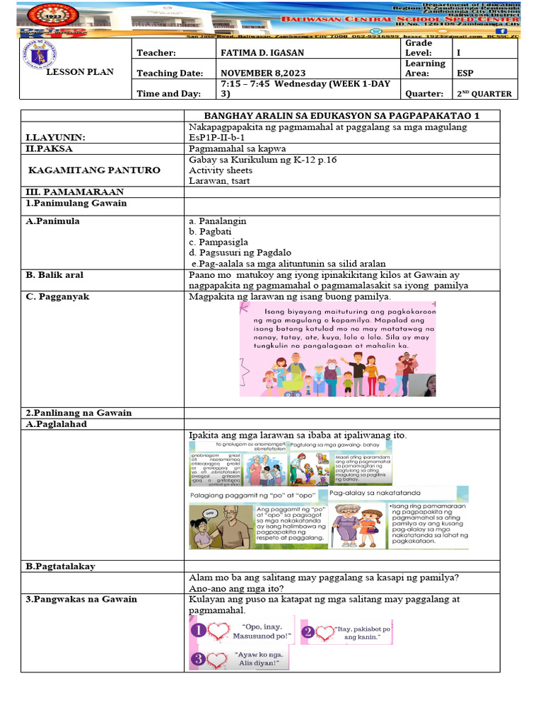 Q2-ESP-WK -3-IGASAN | PDF