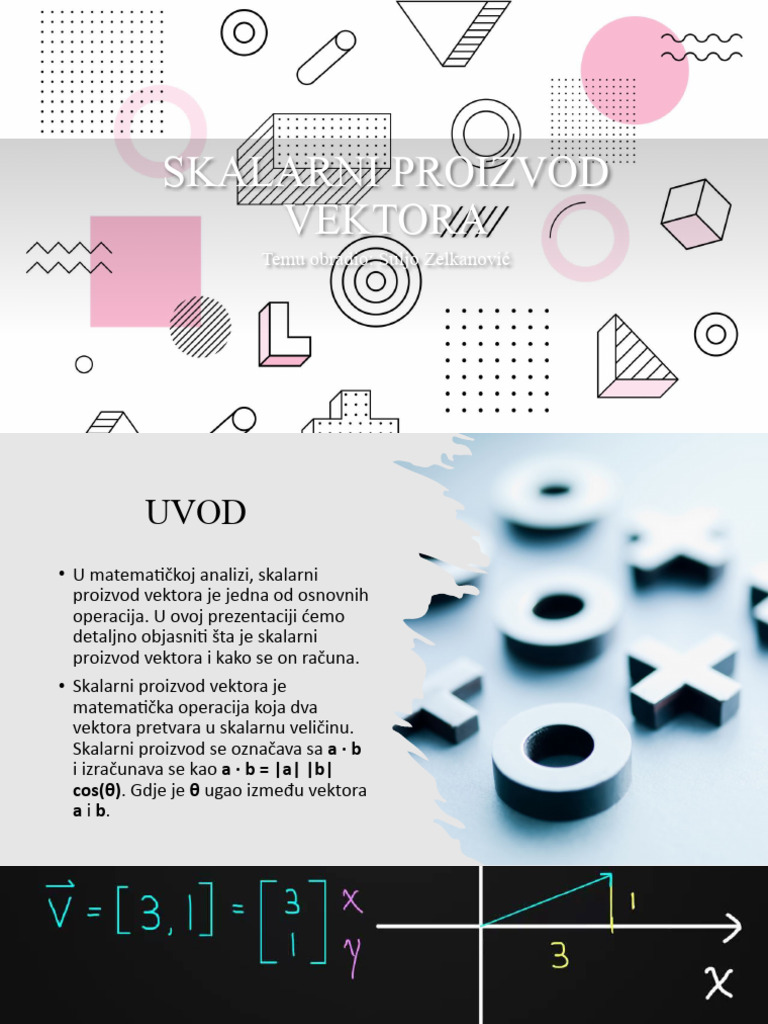 Skalarni Proizvod Vektora | PDF