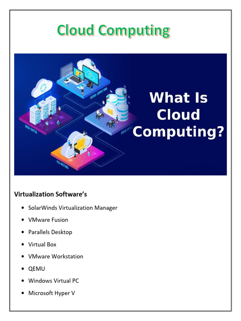 Cloud Demo Download Free Pdf Virtualization Operating System