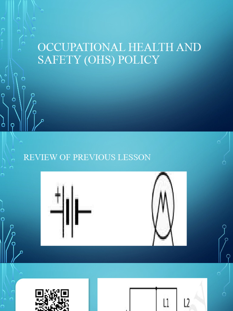 OCCUPATIONAL Health and Safety (OHS) POLICY | PDF | Occupational Safety ...