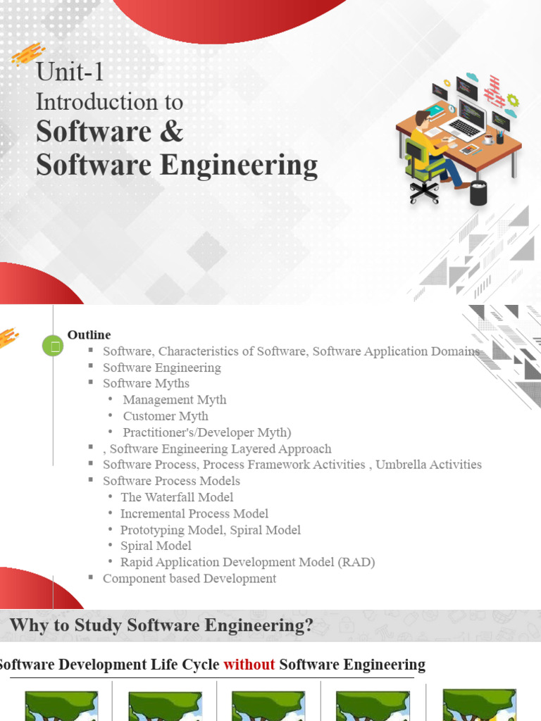 SE Unit 1 Introduction | PDF | Component Based Software Engineering | Software Development Process