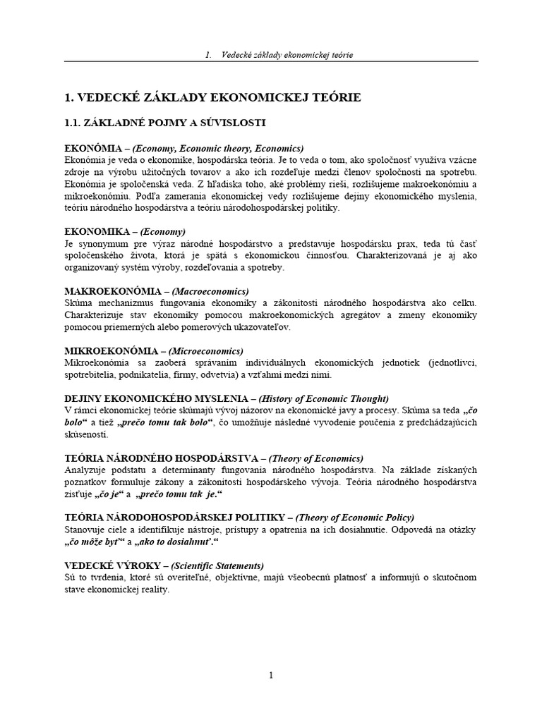 Základné Pojmy | PDF