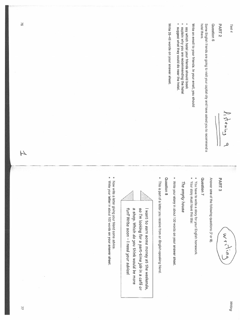 Listening b1 Number 09 | PDF