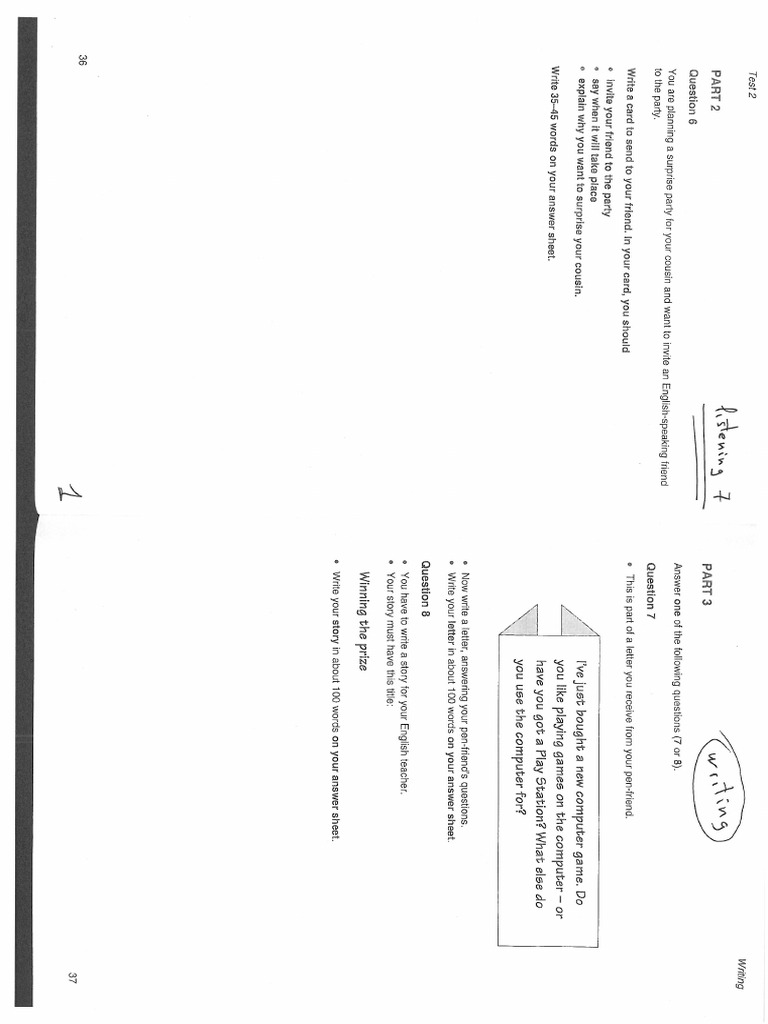 Listening b1 Number 07 | PDF