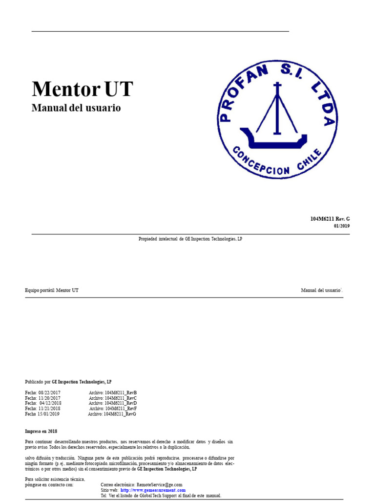 Manual MENTOR UT - Español - 2020 | Descargar gratis PDF | Software | Batería de iones de litio