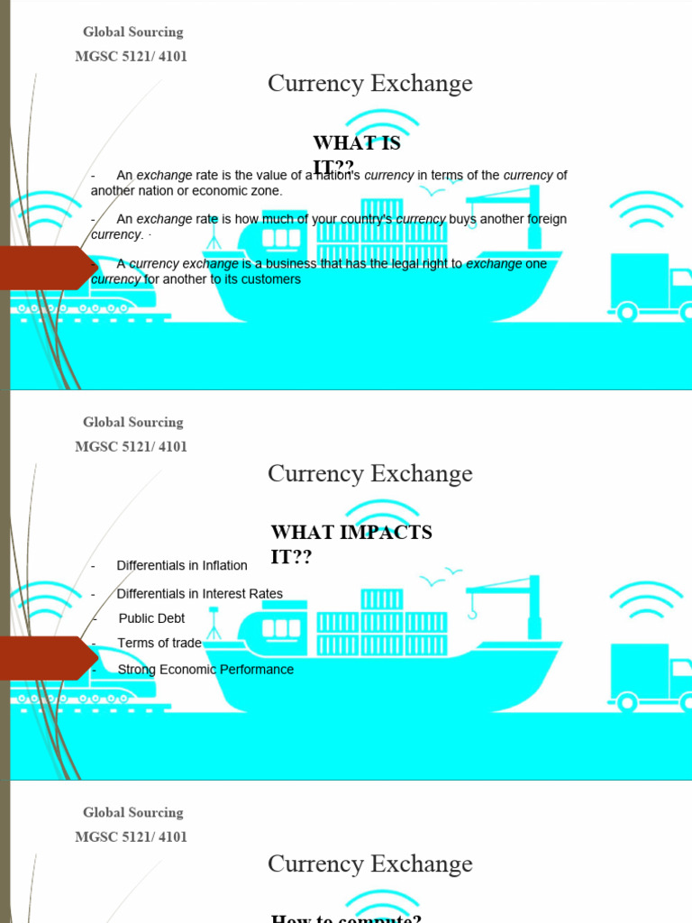 Currency Exchange | PDF | Exchange Rate | Japanese Yen