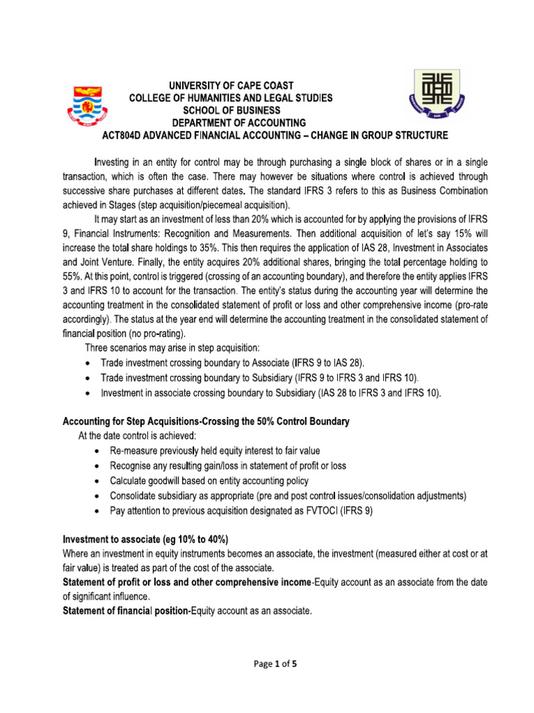 Change in Group Structure Tutorials | PDF