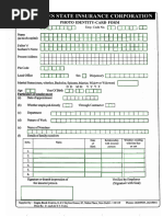 Esic Form-1 | PDF