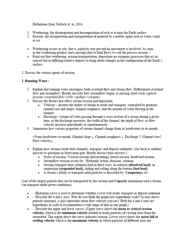 Erosion and Deposition | PDF | Glacier | Magma